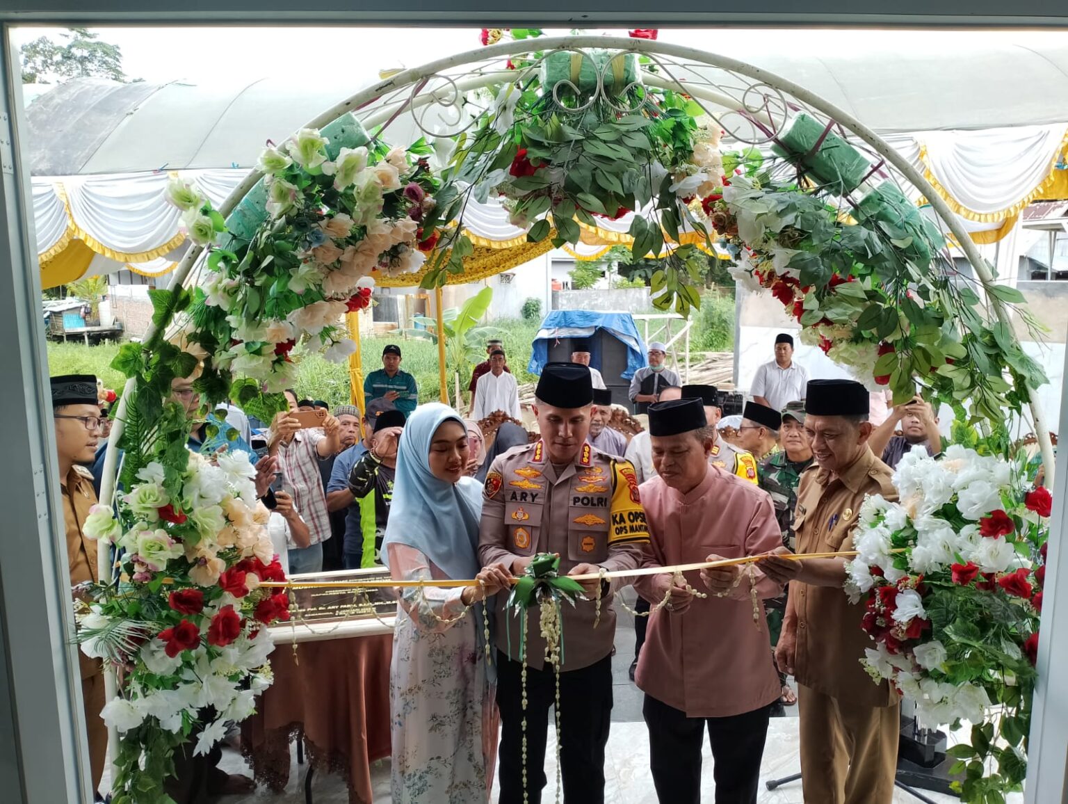 Diresmikan Kapolresta Ary Fadli, Musholla Al Mukarromah di Samarinda Telan Anggaran 1,26 Miliar