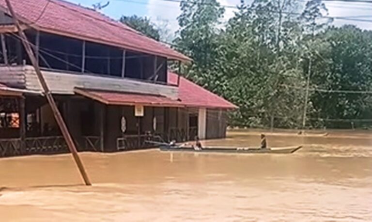 Banjir Rendam Berau Kaltim, Ketinggian Air Capai 1,5 Meter